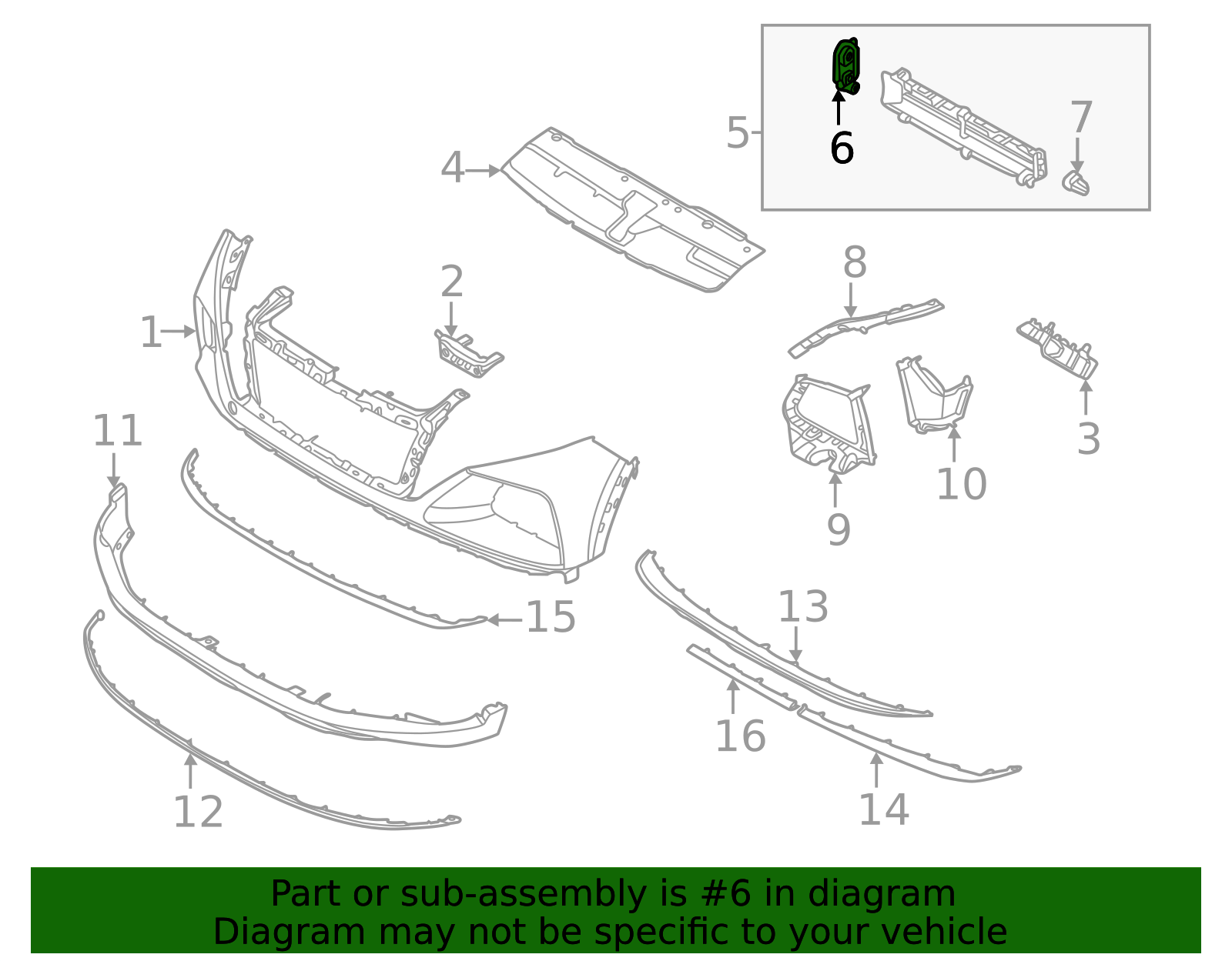 Genuine Radiator Support Air Deflector Actuator for 2022-2024 Hyundai ...