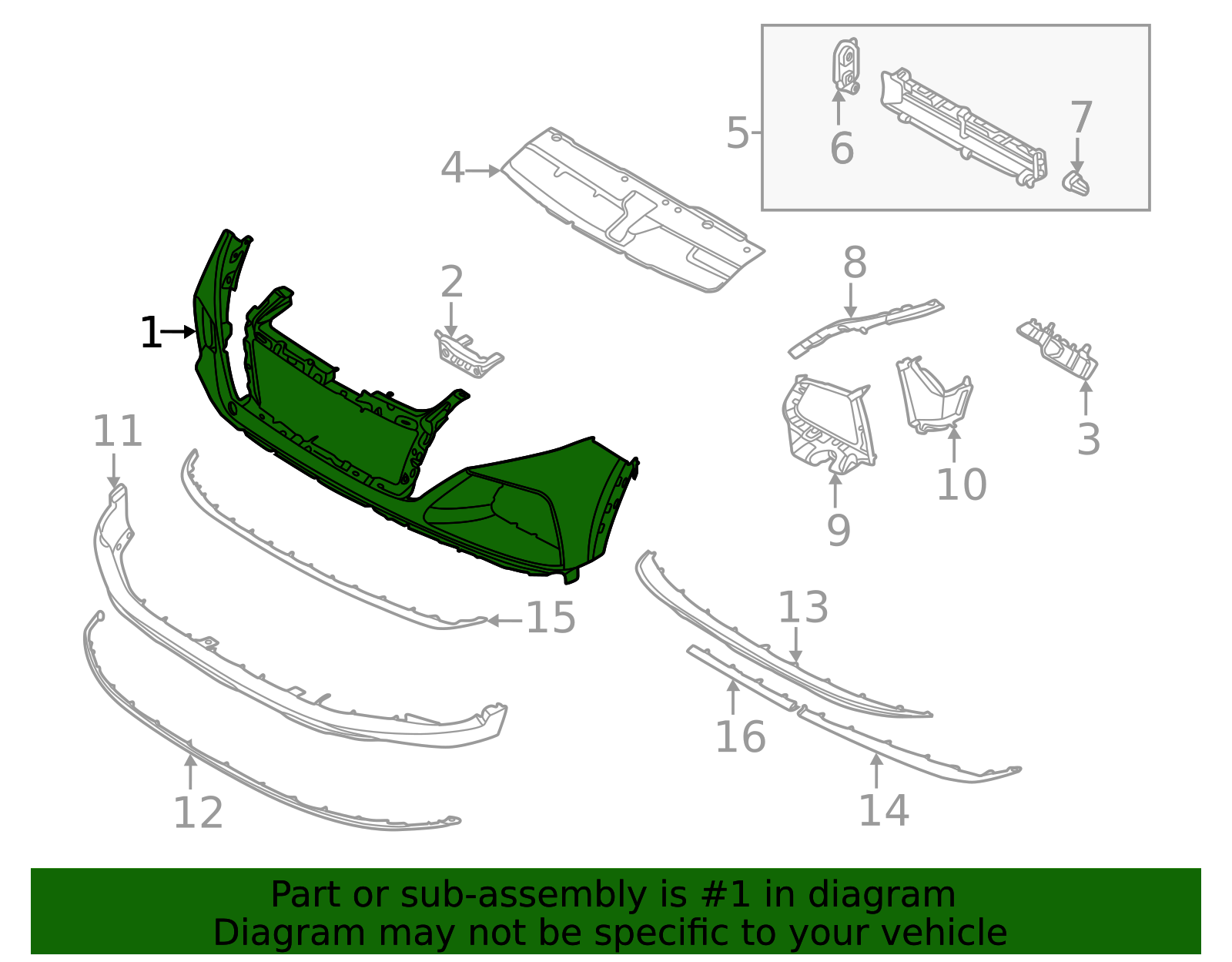 2022-2024 Hyundai Tucson Bumper Cover 86540-CW010 | OEM Parts Online