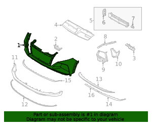 2022-2024 Hyundai Tucson Bumper Cover 86511-CW000 | OEM Parts Online