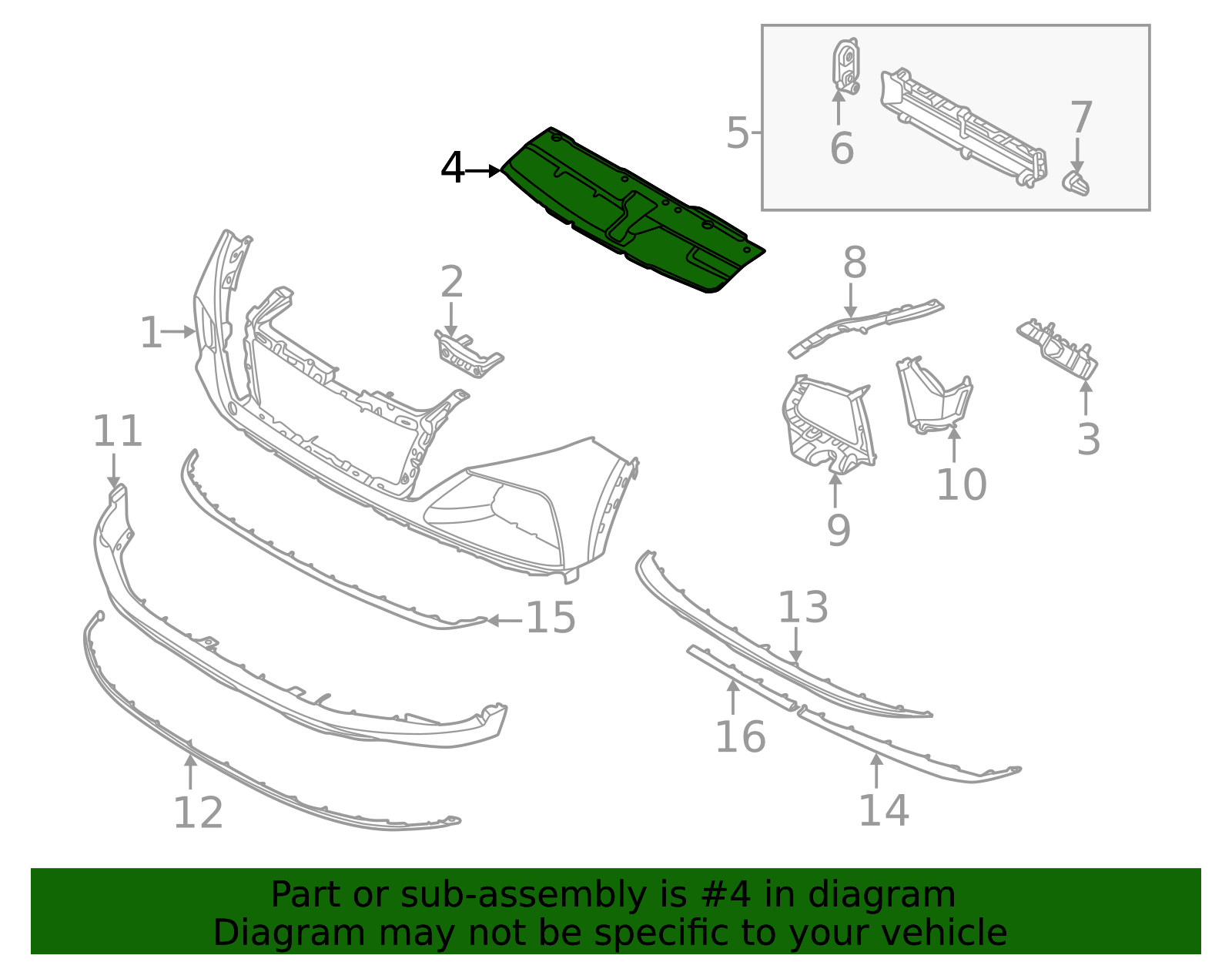 2022-2024 Hyundai Tucson Radiator Support Access Cover 86390-CW000 ...