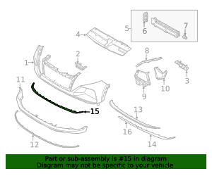 2022-2024 Hyundai Tucson Lower Molding 86569-CW000 | OEM Parts Online