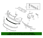 2022-2024 Hyundai Tucson Lower Molding 86569-CW000 | OEM Parts Online