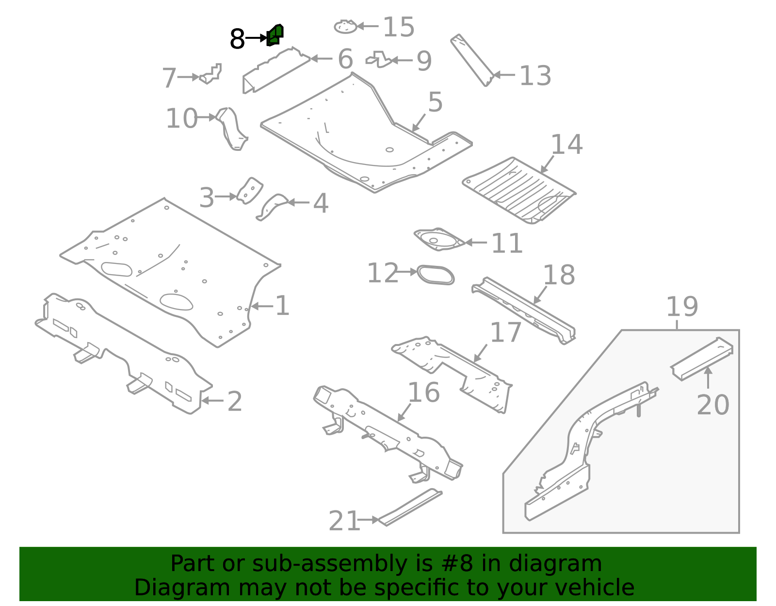 G45A0-3TAMA - Side Panel Mount Bracket 2013-2025 Nissan | Nissan Parts ...