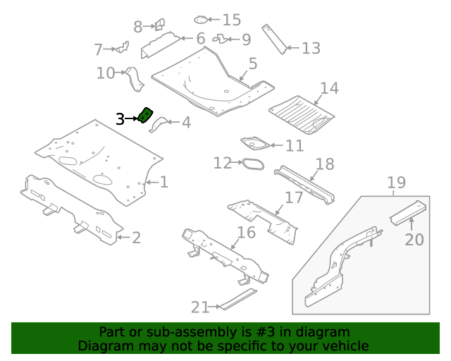 G4574-6CAMA - Reinforcement 2019-2021 Nissan Altima | Nissan Parts ...