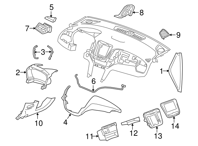 2018-2020 Chevrolet Equinox Side Cover 84437275 | GMPartsDirect.com