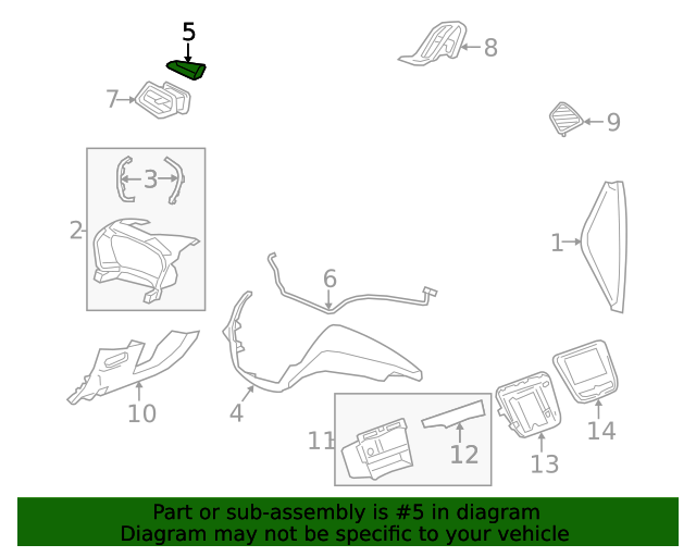 2022-2023 Chevrolet Equinox F Pad 84606153 | GMPartsDirect.com