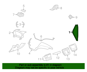 2018-2020 Chevrolet Equinox Side Cover 84437275 | GMPartsDirect.com