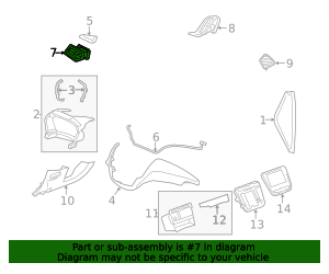 2022-2023 Chevrolet Equinox Air Vent Grille 84799932 | GMPartsDirect.com