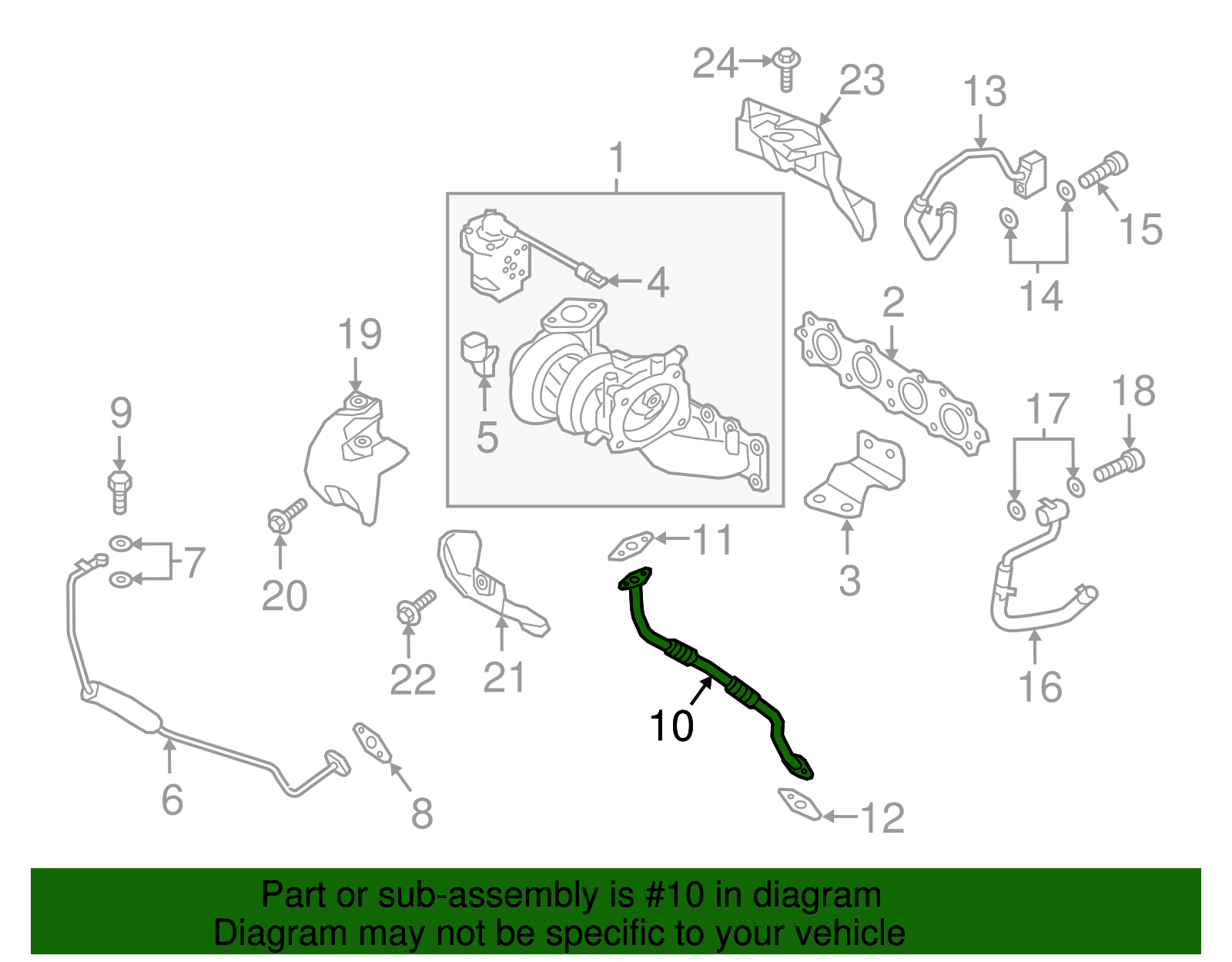 28245-2GTA1 - Oil Outlet Tube 2016-2022 Kia | Kia.Parts Store
