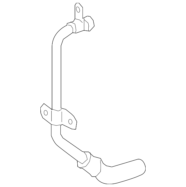 270-203-08-00 - Coolant Line Mercedes-Benz USA Parts