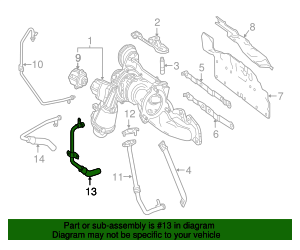 2014-2020 Mercedes-Benz Water Feed Tube 2702030800 | AutoNationParts.com