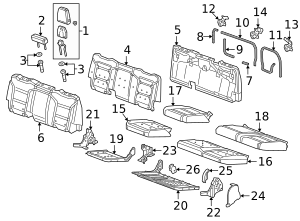 2019-2022 GM Seal Strip 84687198 | TascaParts.com