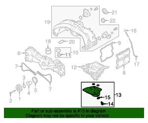 11109AA270 - Engine Oil Pan - 2017-2023 Subaru | Subaru Parts Exchange