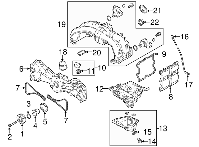 2013-2023 Subaru Crankshaft Pulley O-Ring 806939060 | Subaru Parts Store
