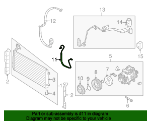 97762-1D200 - Discharge Hose 2007-2009 Kia Rondo | Kia.Parts Store