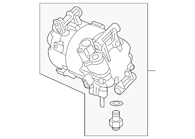38810-64S-A01 - Compressor 2022-2025 Honda | Honda Parts Online