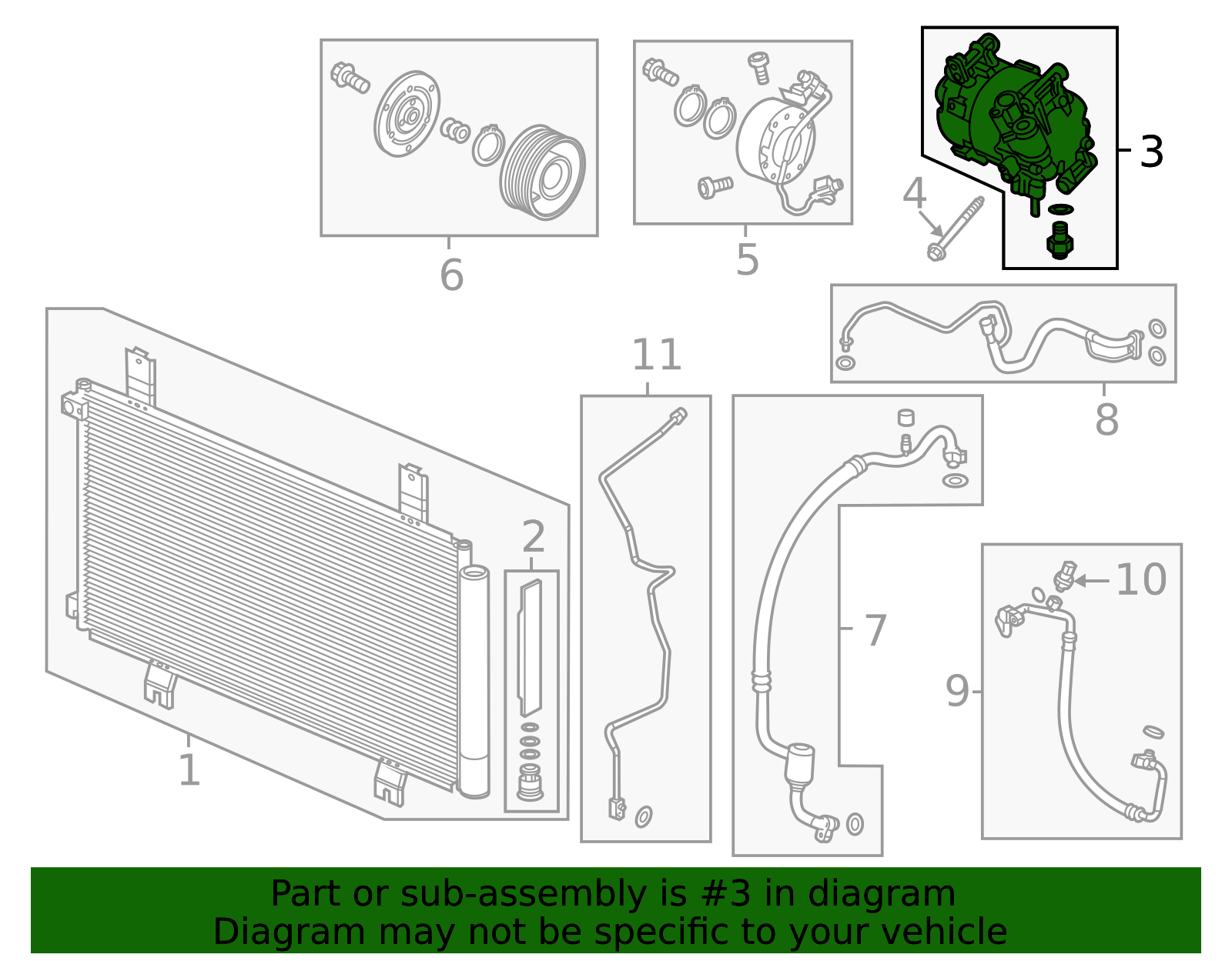 38810-64S-A01 - Compressor 2022-2025 Honda | Honda Parts Online