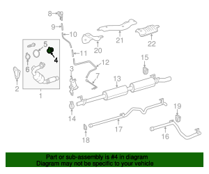 203-490-00-20 - Exhaust Pipe 2010-2018 Mercedes-Benz | Mercedes-Benz ...