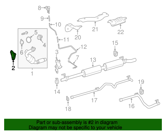 2007-2021 Mercedes-Benz Exhaust Pipe Connector Gasket 219-492-00-80 ...