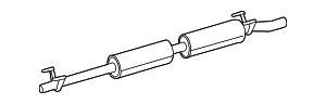 2010-2021 Mercedes-Benz Muffler & Pipe 906-490-61-81 | Mercedes-Benz ...
