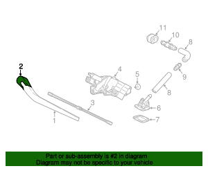 2018-2025 Volvo XC60 Wiper Arm Cover 32285176 | Genuine Volvo ...