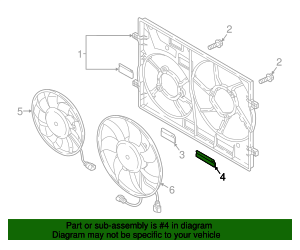 7P0-121-223 - Radiator Shutter Assembly 2015-2024 Volkswagen ...