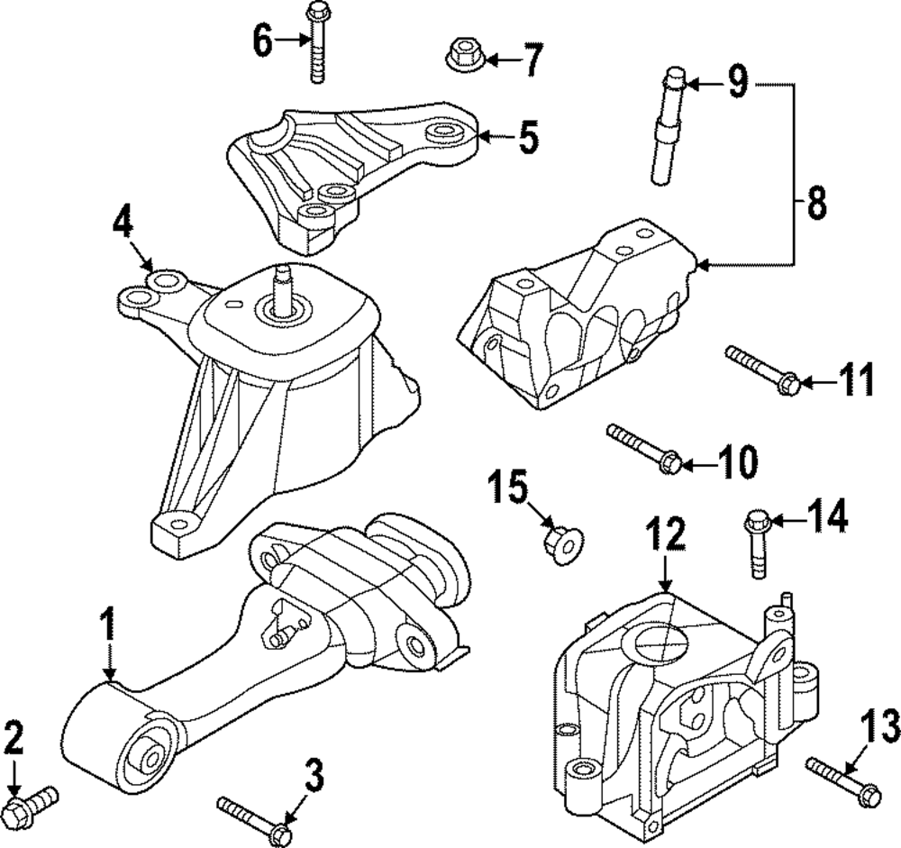 21830-N9660 - Trans Mount 2023-2025 Kia Sportage | Kia.Parts