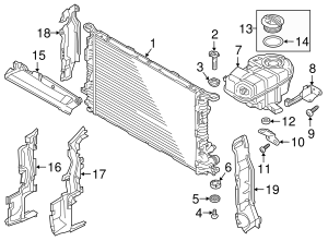 4H0-145-804-E - Radiator 2014-2018 Audi | AutoNationParts.com