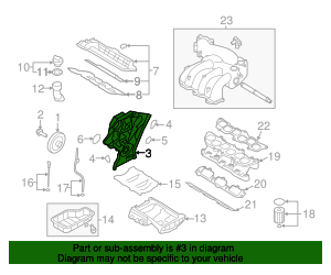 21351-3C731 - Upper Timing Cover 2007-2009 Kia Sorento | Kia.Parts Store
