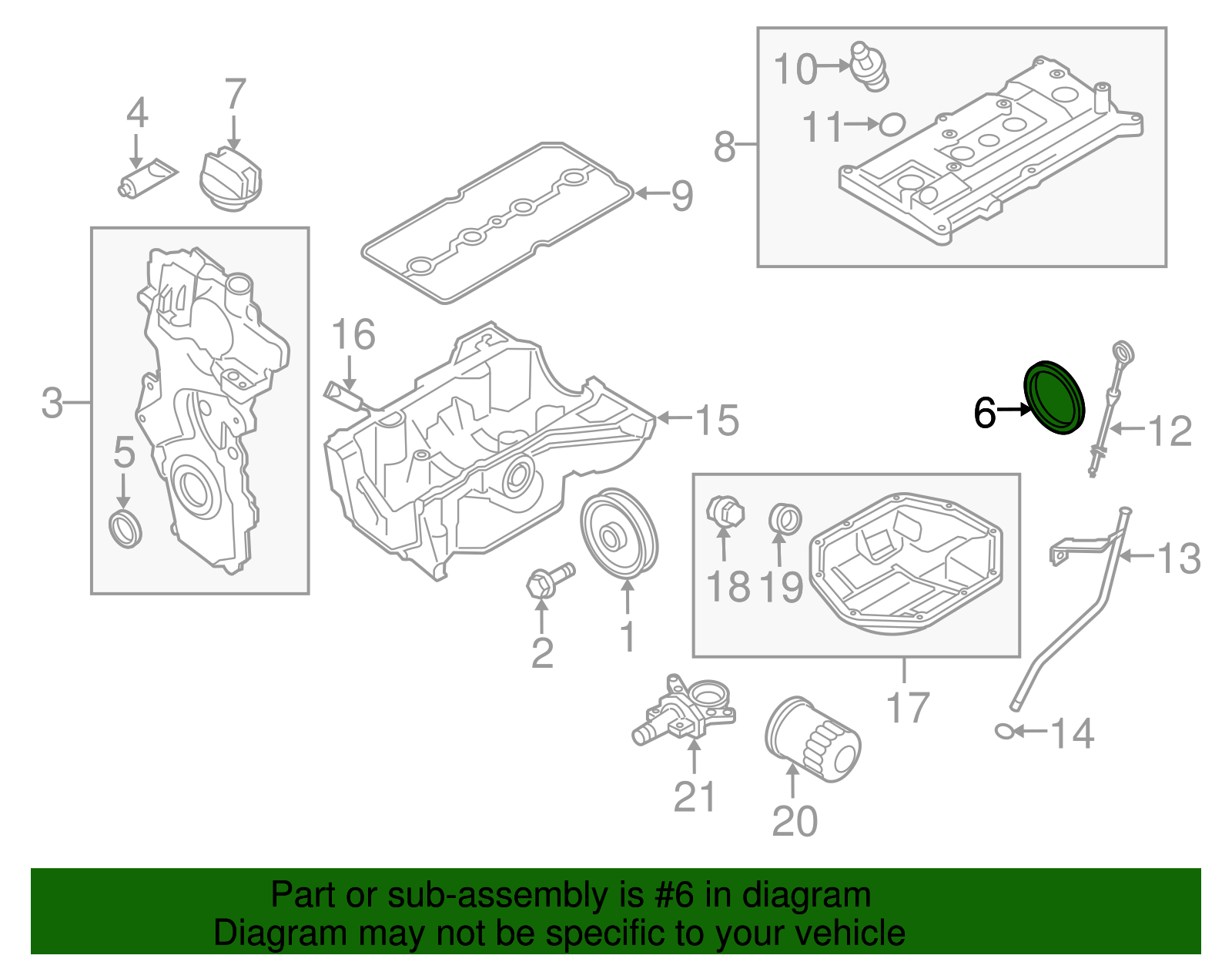 12279-1HC0A - Rear Main Seal - 2009-2023 Nissan | Nissan OEM Parts Direct