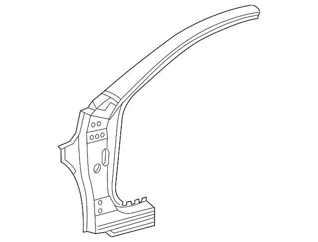 2004-2008 Toyota Solara Hinge Pillar 61131-AA040 | Toyota Parts Center