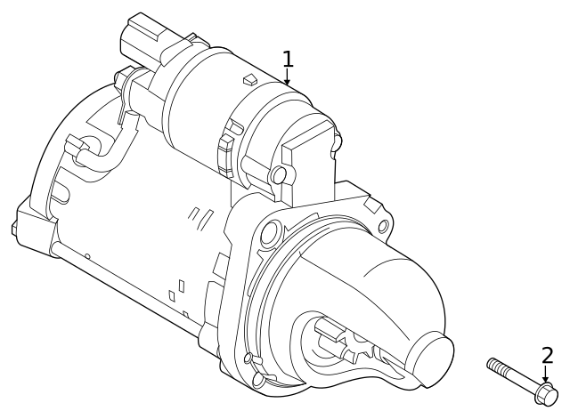 36100-2S010 - Starter Motor 2021-2024 Kia | Kia.Parts Store