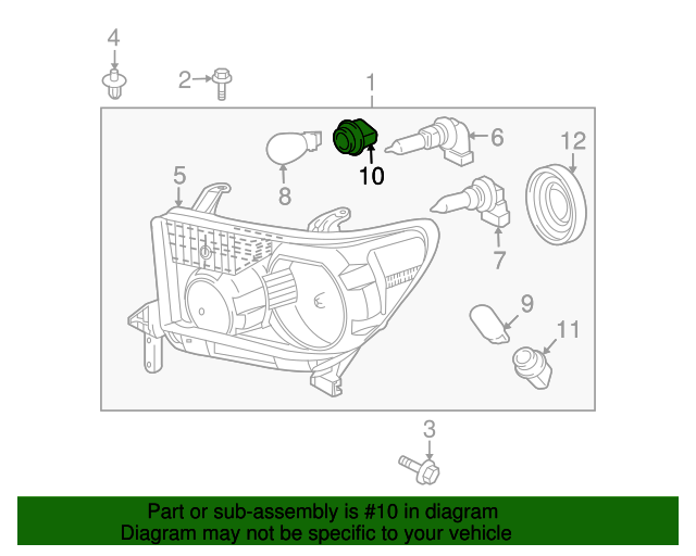 2004-2020 Toyota Plug Assembly; Socket 90075-60060 | Toyota Parts Center