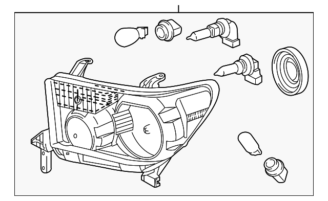 2007-2017 Toyota Headlamp Assembly - PASSENGER SIDE 81110-0C051 ...
