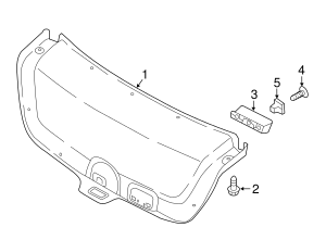 2017-2018 Hyundai Elantra Trunk Lid Trim 81750-F2000-TRY | World OEM ...
