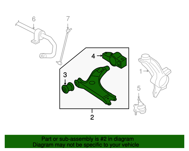 1K0-407-151-BD - Lower Control Arm 2006-2013 Audi | Audi OEM Parts