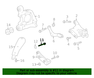 2019-2020 Infiniti QX50 Lower Control Arm Bolt 55226-3TA0B | INFINITI ...