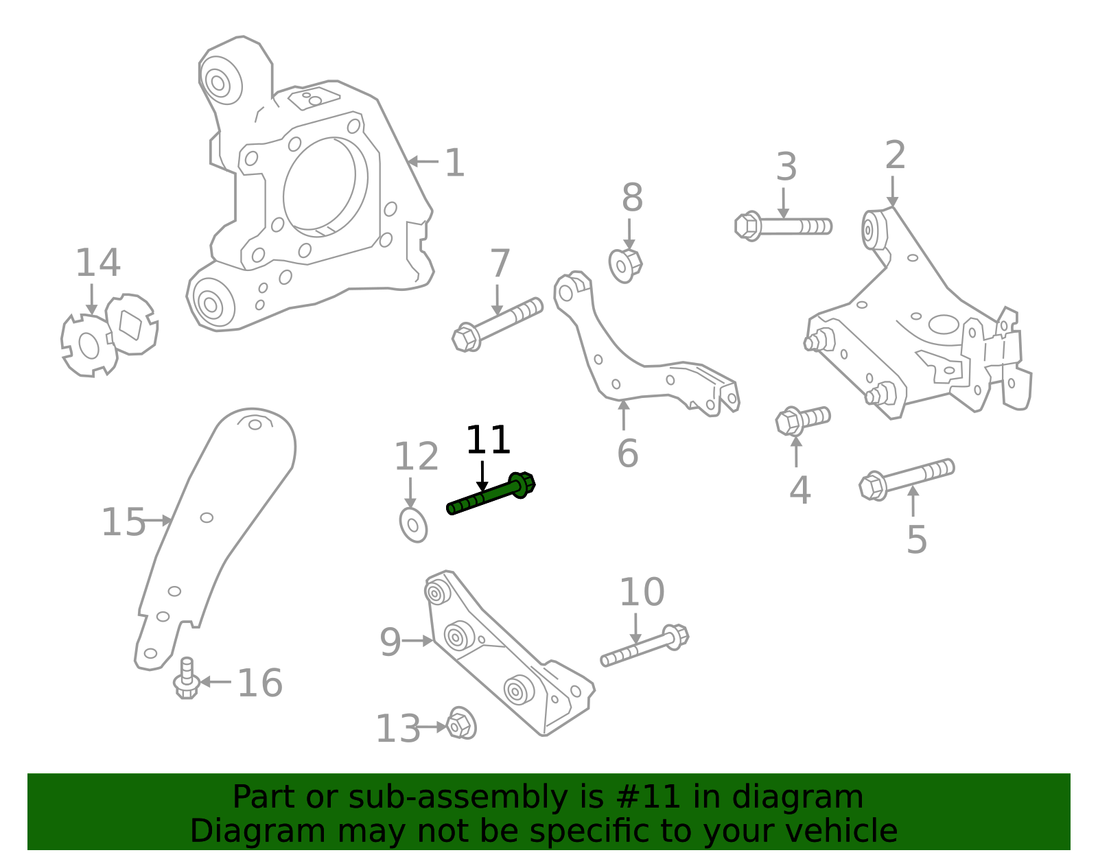 2019-2020 Infiniti QX50 Lower Control Arm Bolt 55226-3TA0B | INFINITI ...