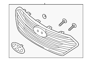 2017-2019 Hyundai Grille Assembly 86350-B8BA0 | OEM Parts Online