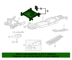 2021-2023 Ford F-150 Rear Frame ML3Z-5F040-H | Village Ford
