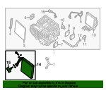 2013-2018 Nissan Altima Evaporator Core 27280-3JC2D | Nissan Parts Store
