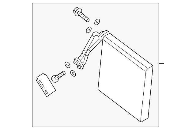 2013-2018 Nissan Altima Evaporator Core 27280-3JC2D | Nissan Parts Store