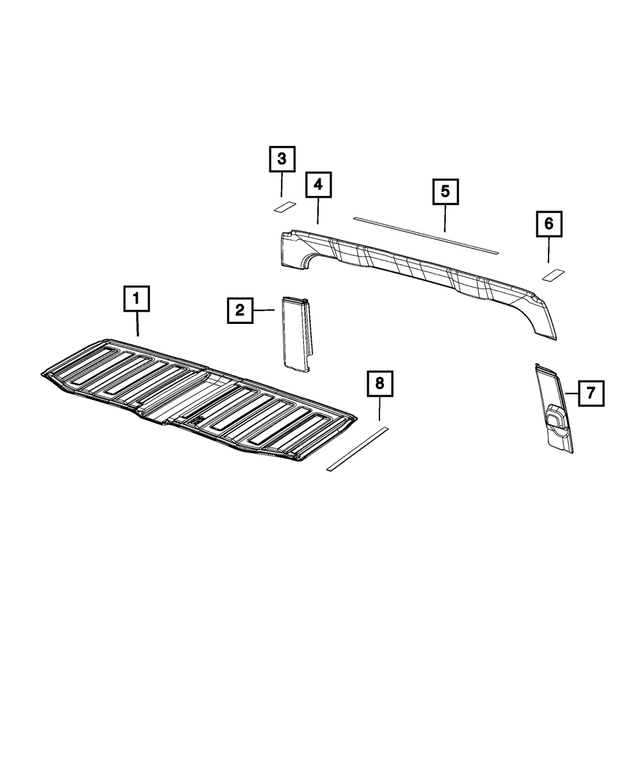 2018-2024 Jeep Wrangler Headliner 6CD59TX7AF | QuirkParts