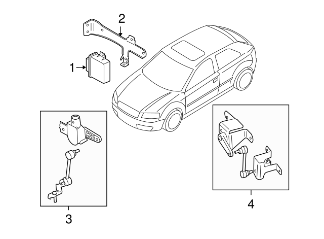 2006-2008 Volkswagen Rear Link Assembly 1K0-941-273-E | QuirkParts