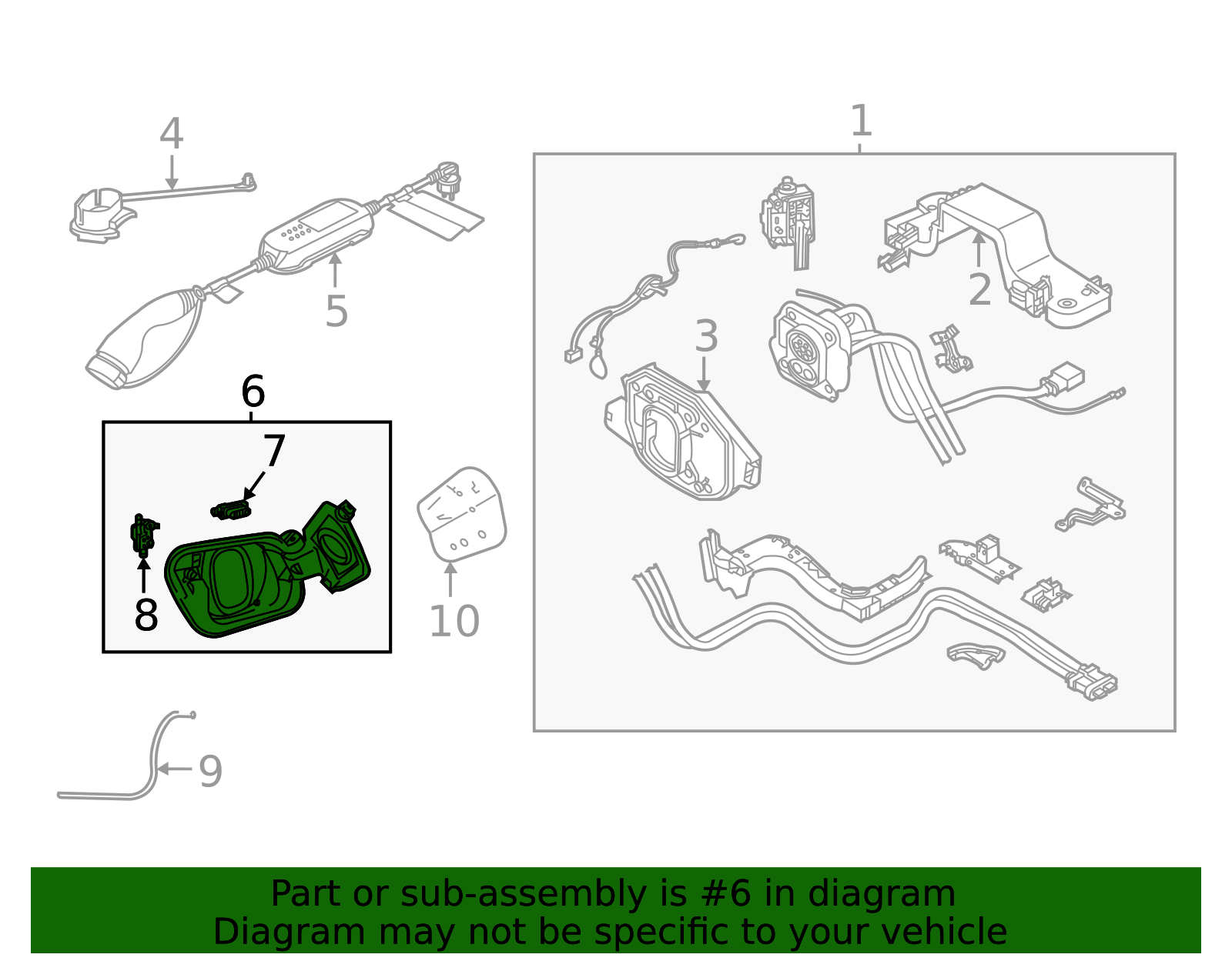 2023-2024 Volkswagen ID.4 Compartment Box 11K-809-857-C-GRU | OEM Parts ...