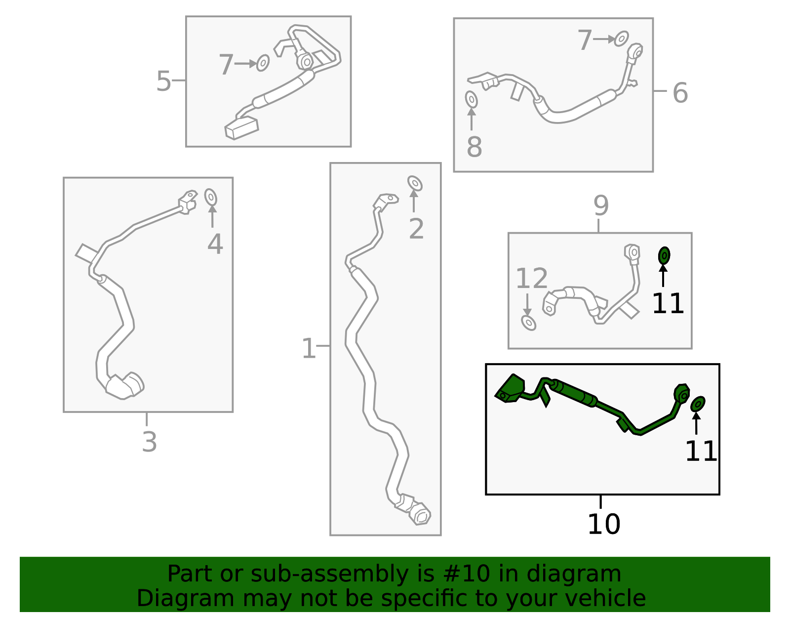11538841580 - 2016-2025 BMW Coolant Line (11-53-8-841-580) | BMW of ...