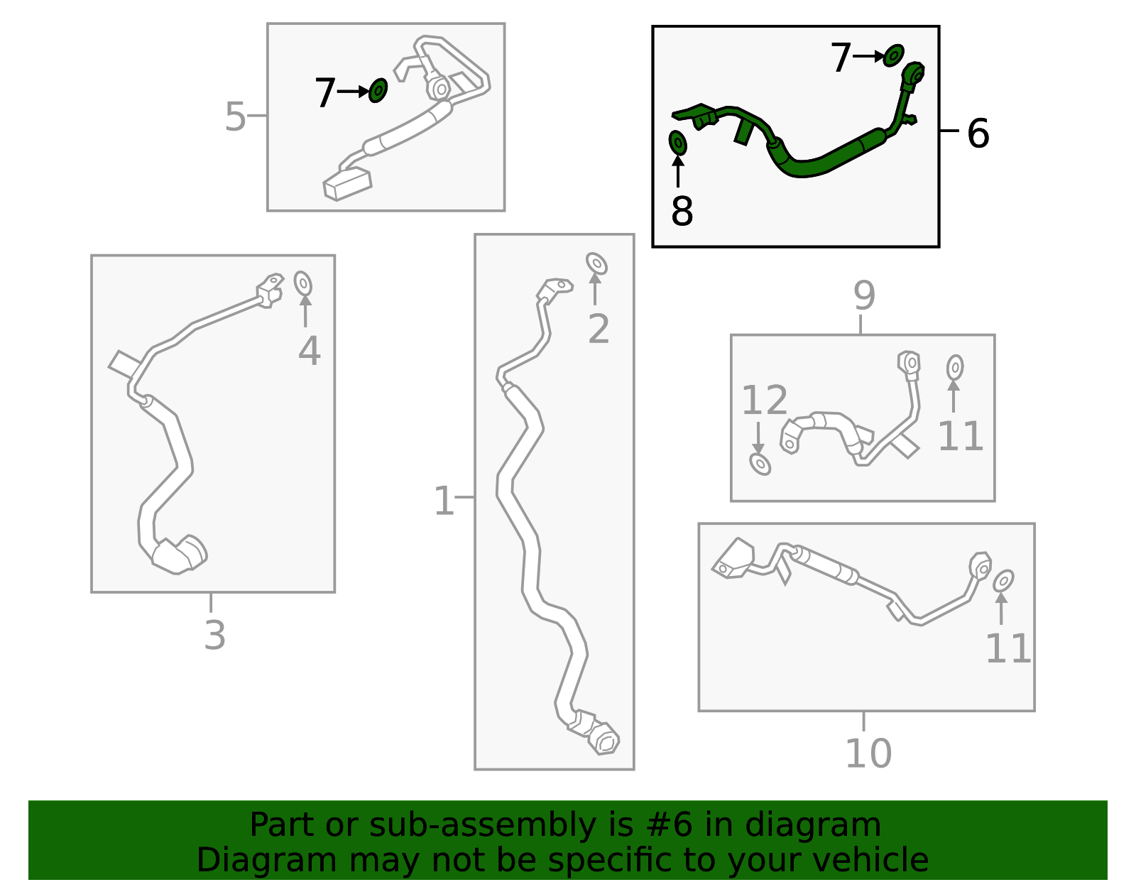 11538841583 - 2018-2025 BMW Coolant Line (11-53-8-841-583) | BMW of ...