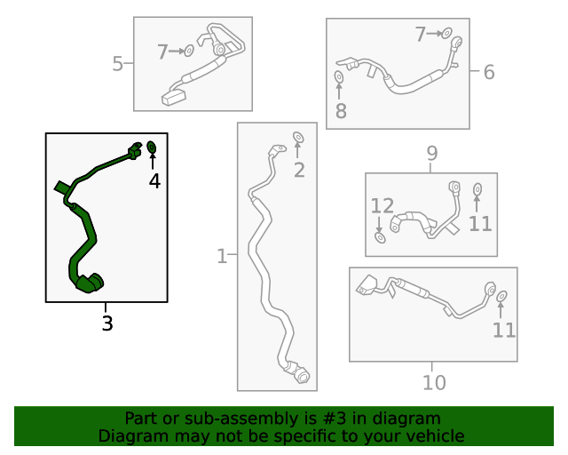 11538841581 - 2023-2024 BMW Coolant Line (11-53-8-841-581) | BMW of ...