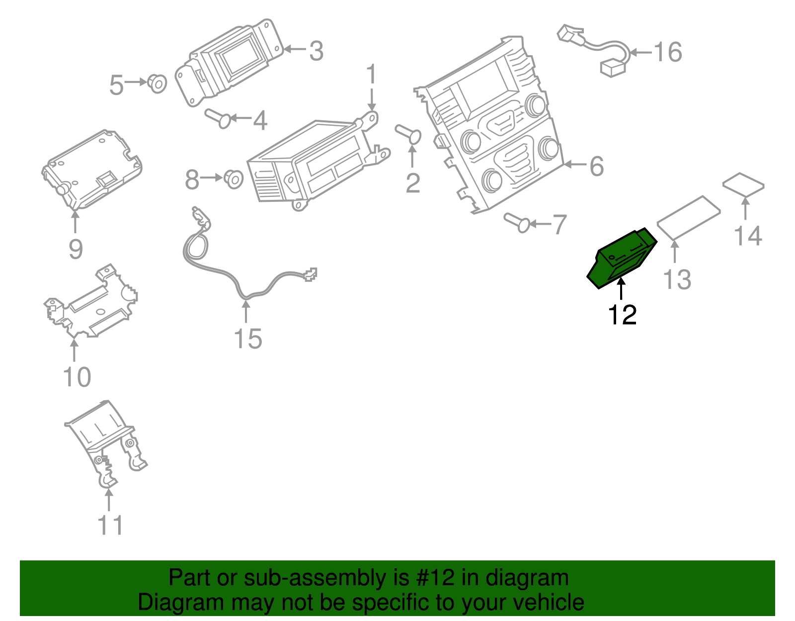 HS7Z-19A387-R - Control Module 2017-2020 Ford | Big 3 Auto Parts