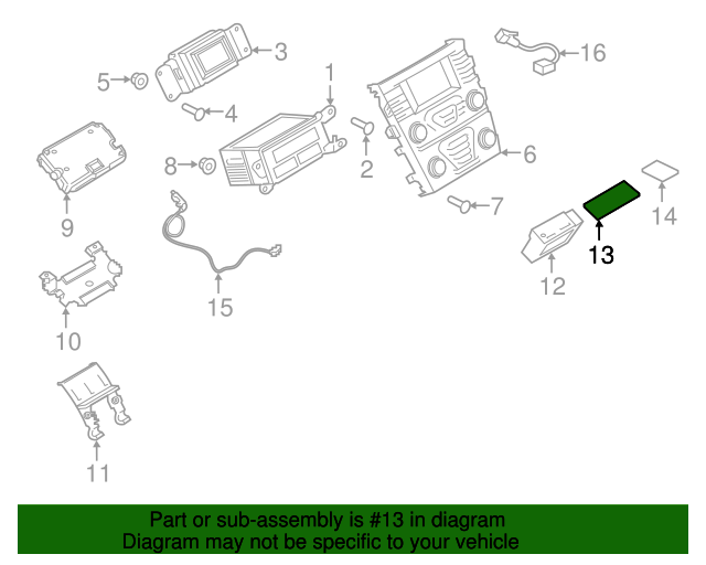 Front Panel Bezel - Ford (HG9Z-19C149-A) | TascaParts.com